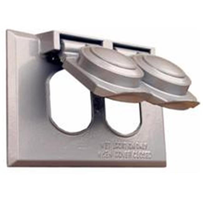 Morris Products 37010 One Gang Weatherproof Covers - Horizontal Duplex ...