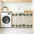 Cabinet Curtains 11"W x 13"L, Green Pine Cone Sink Skirt for Bathroom ...
