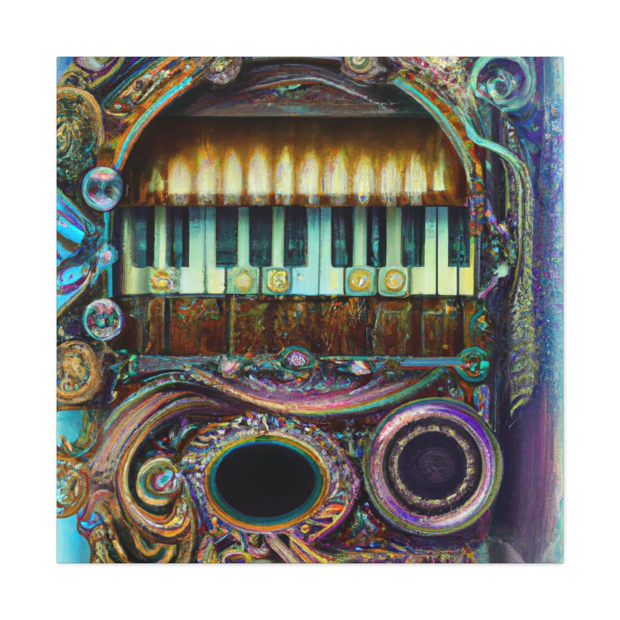 Harmonica's Steampunk Dream. - Canvas - Walmart.com