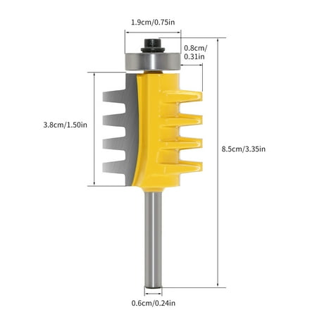 jovati Adjustable Box & Finger Joint Router Bit Woodwork Cutter Tools ...