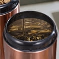 3Pcs Transparent Copper Tone Stainless Steel Airtight Food Containers ...