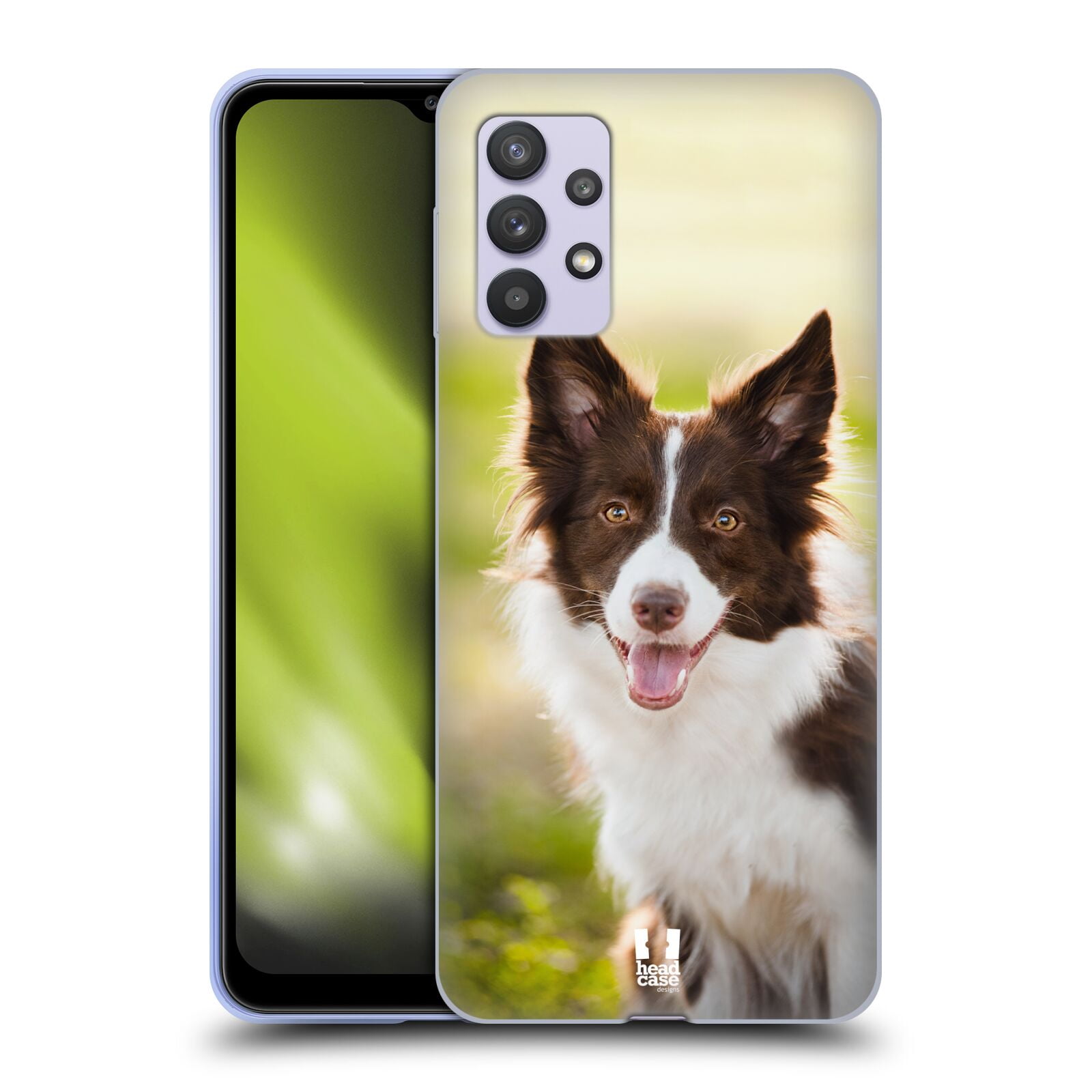 Head Case Designs Popular Dog Breeds Brown Border Collie In Summer Soft ...