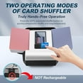 Automatic Card Shuffler - One-Press AUTO & Manual Mode, Electric ...
