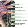 Bird Netting for Garden 15x20 Ft, 1/2 Inch Mesh Heavy Duty Garden ...
