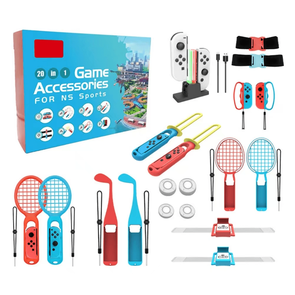 VRURC 2023 Switch Sports Accessories Bundle - 20 in 1 Family Sports ...