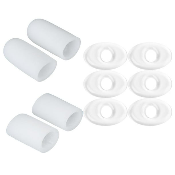 kusrkot Set Of Silicone Gel Toe Separator Caps With Corn Pads Protector ...