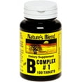 Nature's Blend B Complex Tablets, 100 Count - Walmart.com