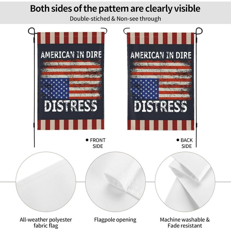 Upside Down American Flag Distress