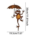 Avdolw Durable Iron Cute Frog Garden Decoration Sign, landscape flower ...