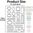 1 Set Plastic Clear Stamps for DIY Scrapbooking Photo Album Decorative ...