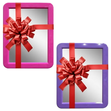 CEREM Magnetic Locker Mirror, Pink 5" x 7" - Real Glass Make-up Mirror ...