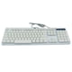 KeyMaster RGB Backlit Multicolor Gaming Computer Keyboard- White ...