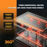 KAPAS 18-in-1 Air Fryer Toaster Oven with Dehydrator, 32 QT Large ...
