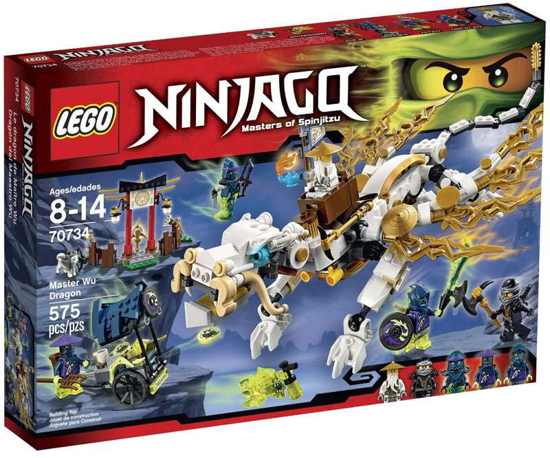 Pre-Owned LEGO Ninjago Master Wu Dragon, 70734 - Walmart.com