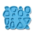 5pc Trapezoid & Triangle & Flat Round Shape DIY Pendant Silicone Molds ...