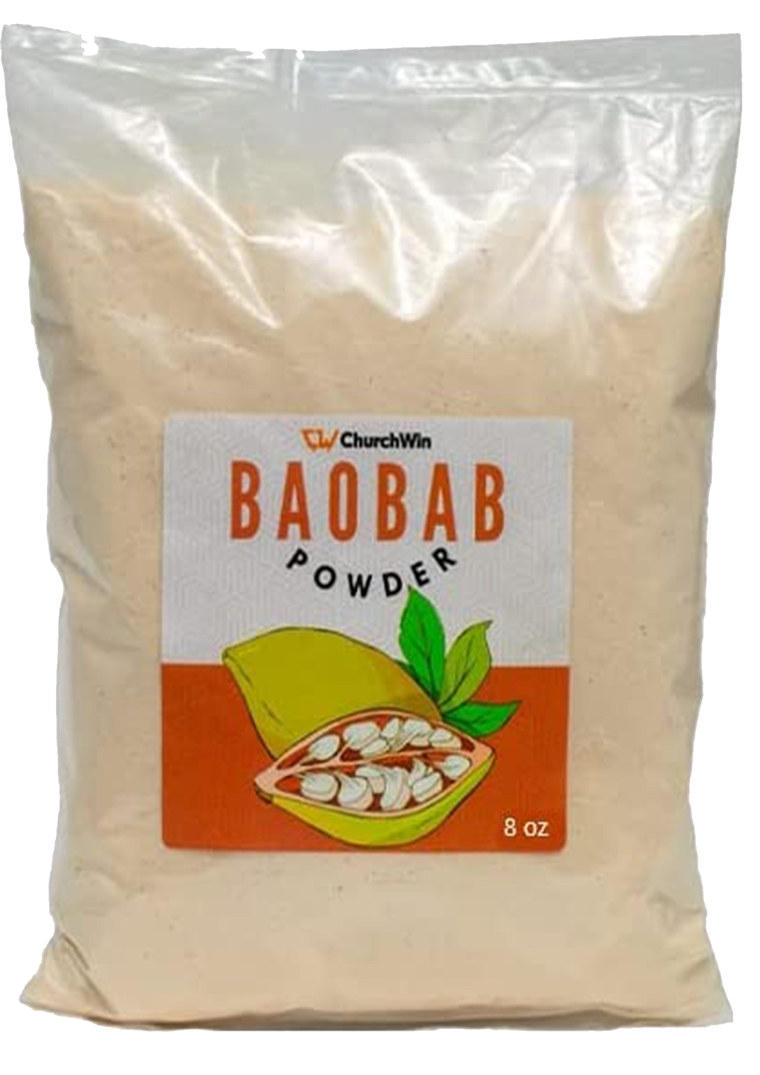 Churchwin Baobab Powder, (Baobab, 8 oz) 100 Raw and Natural from Ghana ...