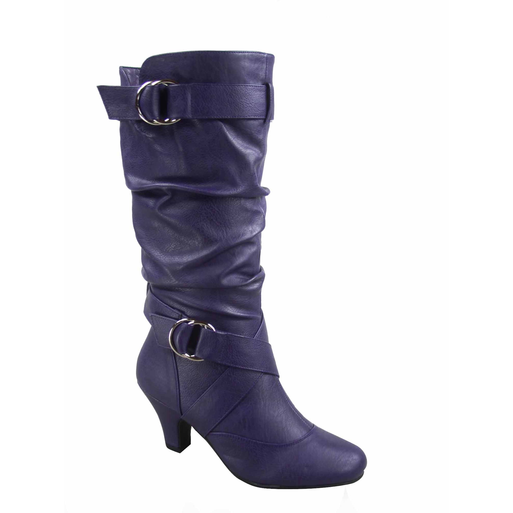 Click here for Forever Maggie-39 Womens Round Toe High Heel Zippe... prices