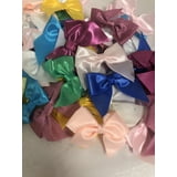 Charmed Satin Ribbon Bow Flower 1 3/4" X 2" Applique Sewing Bow Craft ...