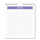"Mini Monthly Wall Calendar with Fold-Out Easel, 7 x 8, White Sheets ...