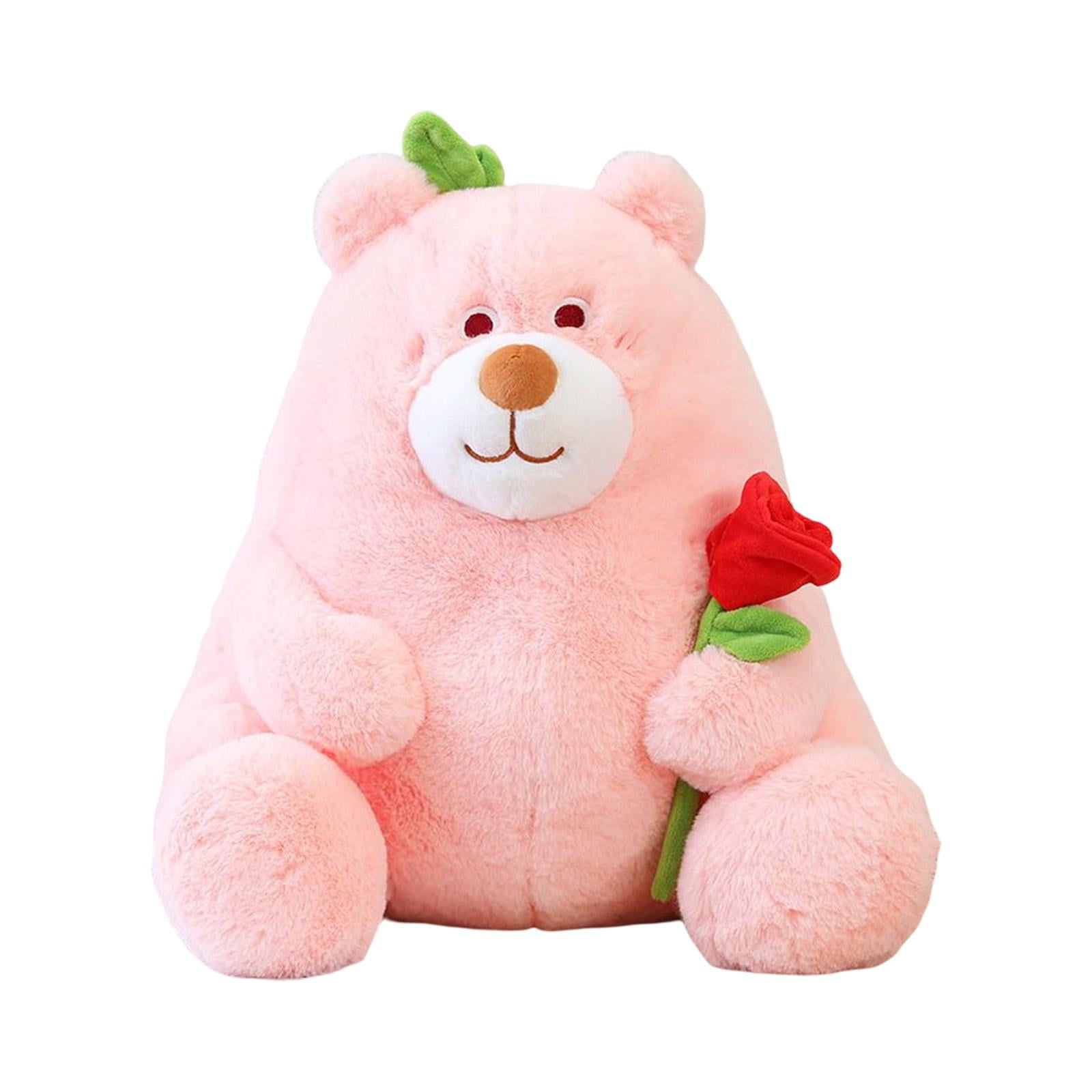 Cute Pink Teddy Bears With Roses
