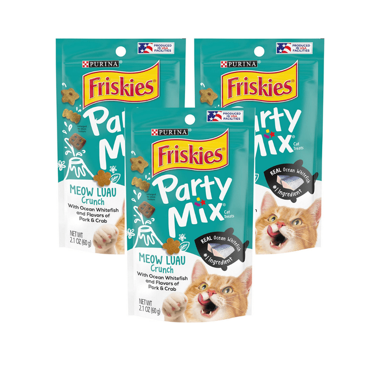 Purina Friskies Party Mix Lobster Mac 'n' Cheese Cat Treats