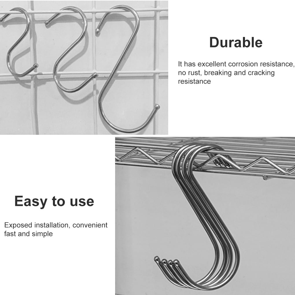 Click here for Yingyy 20pcs S Hooks Kitchen Clothes Hangers Carbo... prices