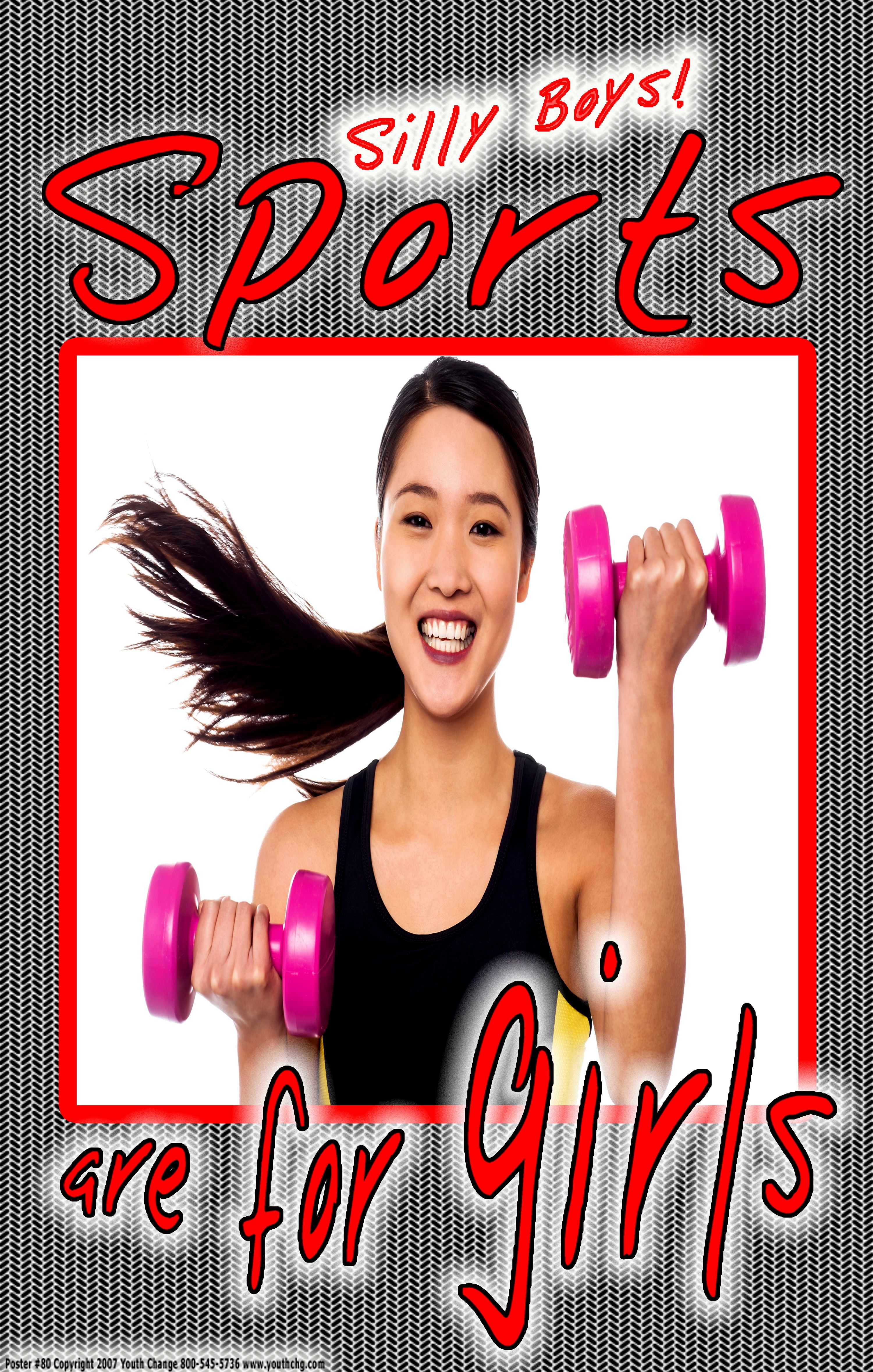 Youth Change Poster #80 Weight Lifting Poster Motivates Girls to Be ...