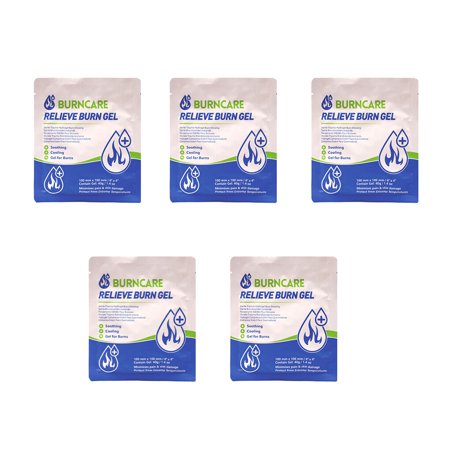 5 Pieces Burn Dressing Emergency Effective Hydrogel Gel Low Skin ...