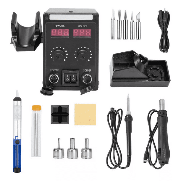 Estación De Soldadura 2 En 1 Pistola De Aire Y Cautín | Bodega Aurrera en línea