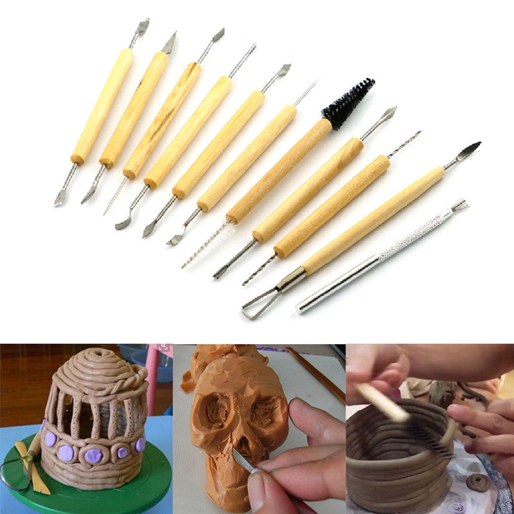 Buy 11pcs/set Clay Sculpture Pottery Tools Beginner's Clay Sculpting ...