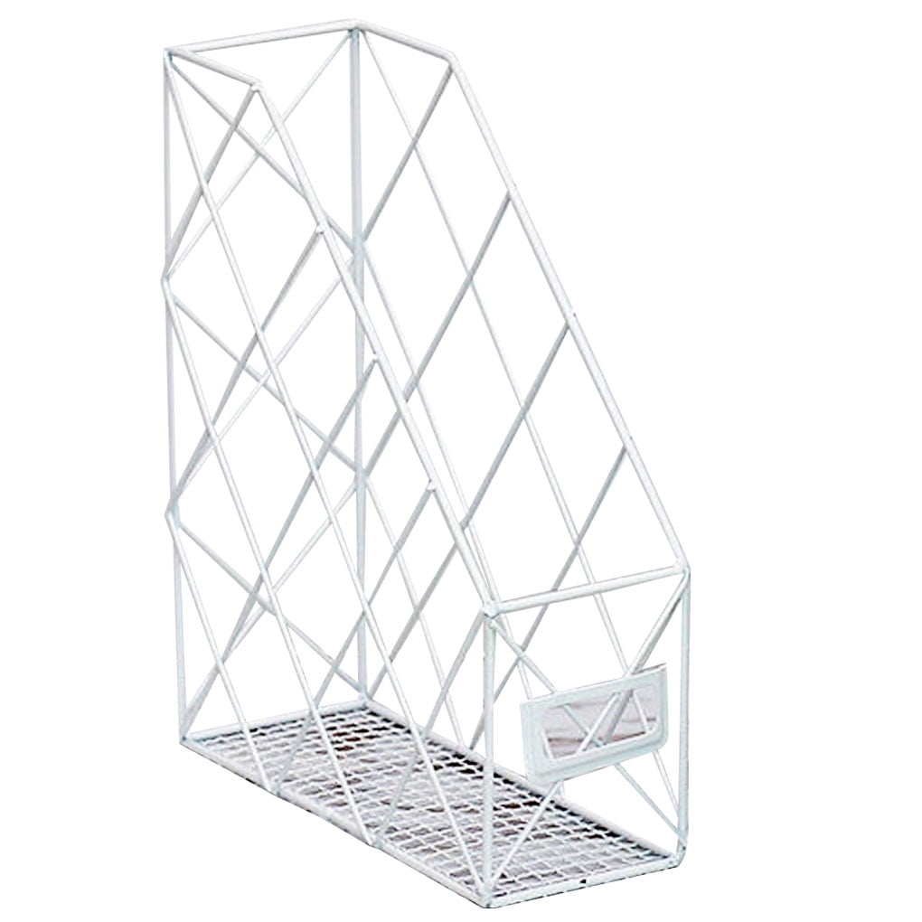 Sidaley Estante de almacenamiento de archivos, organizador de libros de ...