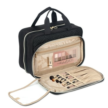 Modella Travel Zip and Carry Cosmetic Bag Weekender, Black - Walmart.com