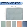 Kaireo Home Essential Soft Rubber Dish Drying Mat Kitchen Flexible Non ...