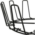 4-Tier Matte Black Shoe Storage Tree with Spinning Racks for 24 Pairs ...