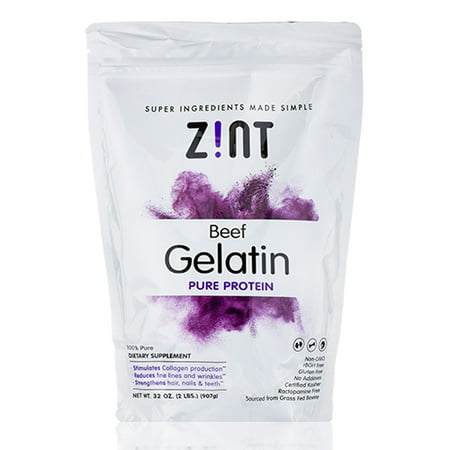 Zint Anti-Aging Gelatin Protein Thickening Powder, 2.0 Lb - Walmart.com