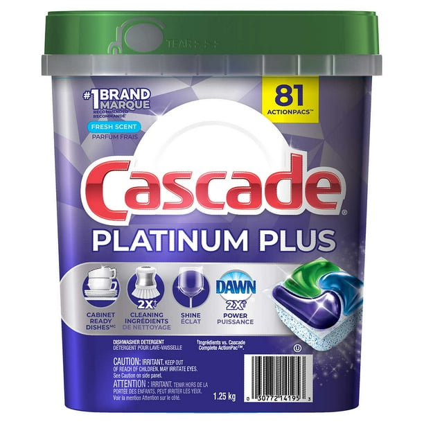 Cascade Platinum Plus ActionPacs, 81-count - Walmart.ca