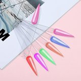 Stiletto Nail Colour Display Sticks 80X Nail Art Tips Pop Sticks Gel ...