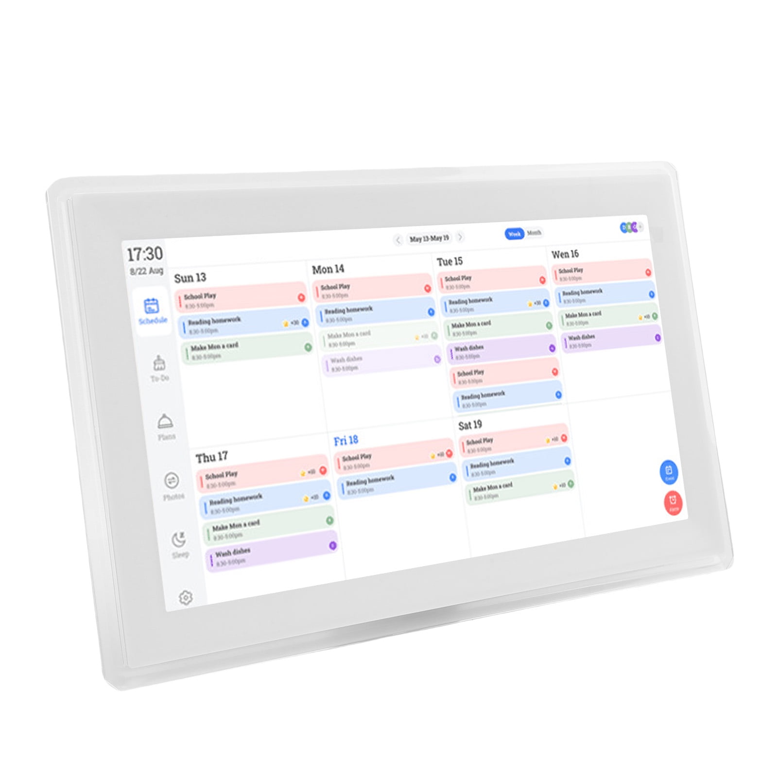 Calendar 15.6 Inch Digital Calendar WiFi Smart 2025 Electronic Calendar ...