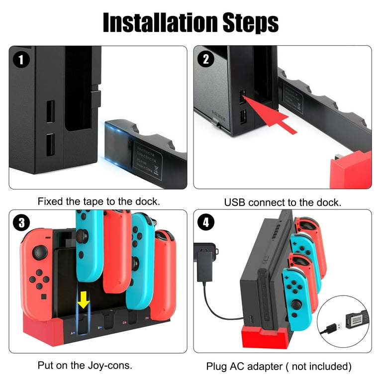 Ebay Nintendo Switch Console Docking Station EEEkit Controller Charger ...