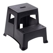 LivingSURE Extra Wide Step Stool with Handle, 20” x 15.6” x 38.4 ...