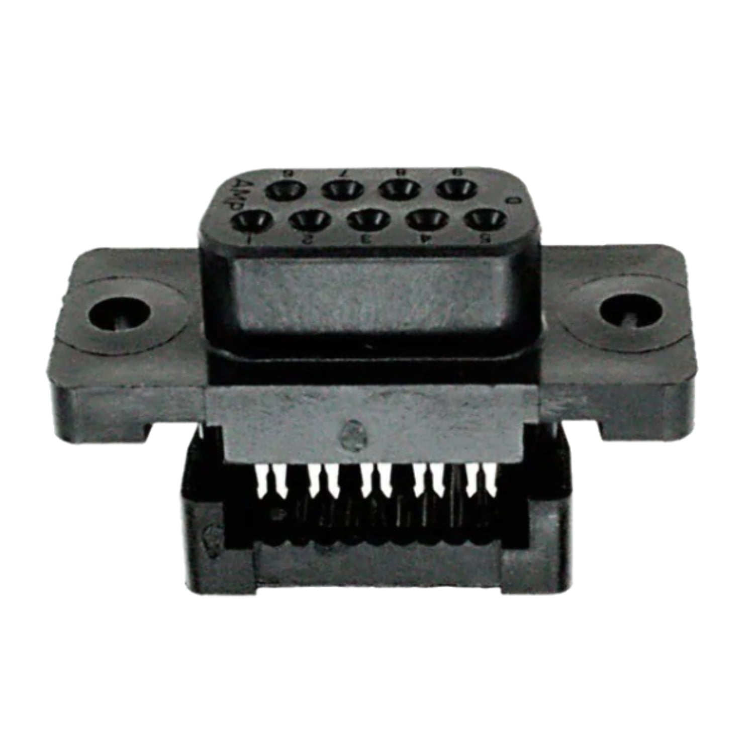 1658614-4 D-Sub Receptacle 9 Position , Female Sockets Connector ...