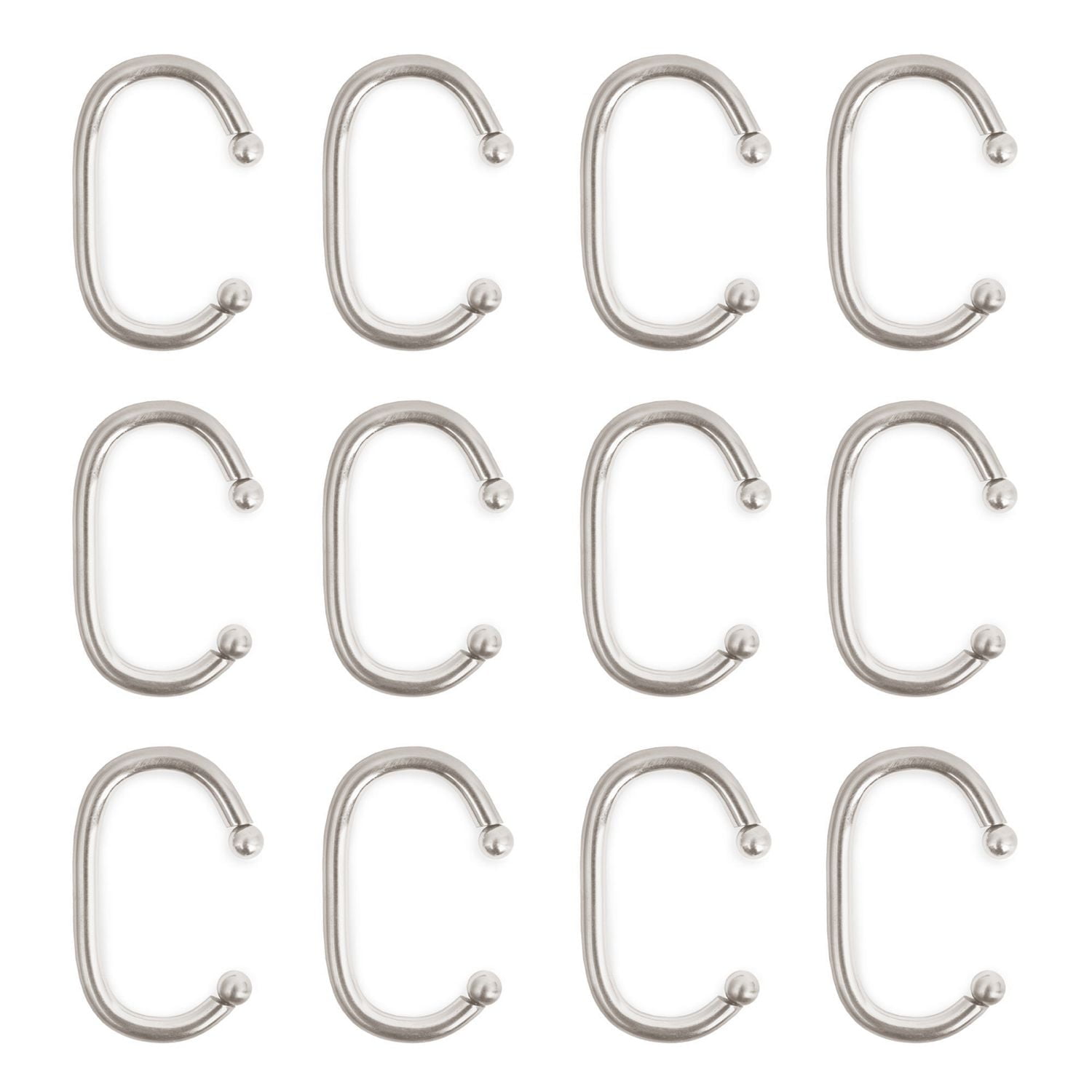 Click here for Mainstays C-Shape Decorative Shower Hooks  Nickel... prices