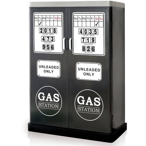 Furniture of America Vallero Double Door Gas Station Closet - Walmart.com