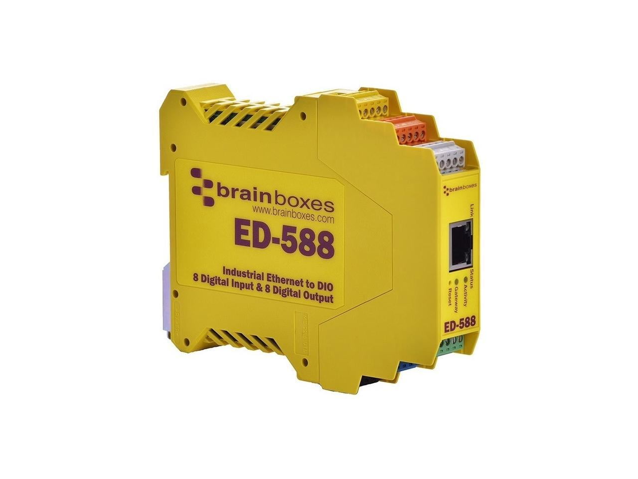 Brainboxes ED-588 Ethernet to Digital IO 8 Inputs + 8 Outputs - Walmart.com