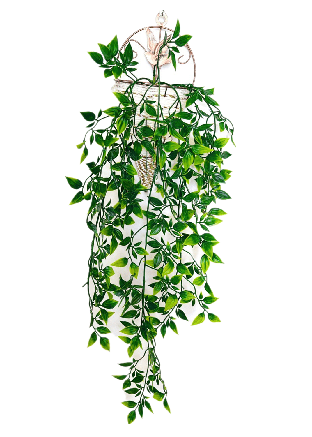 HAOSHICS Artificial Hanging Plants 34in Fake Ivy Vine Fake Ivy Leaves ...