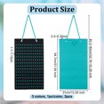 3Pcs 3 Styles Felt Wall-Mounted Jewelry Hanging Rolls with Felt Hanging ...