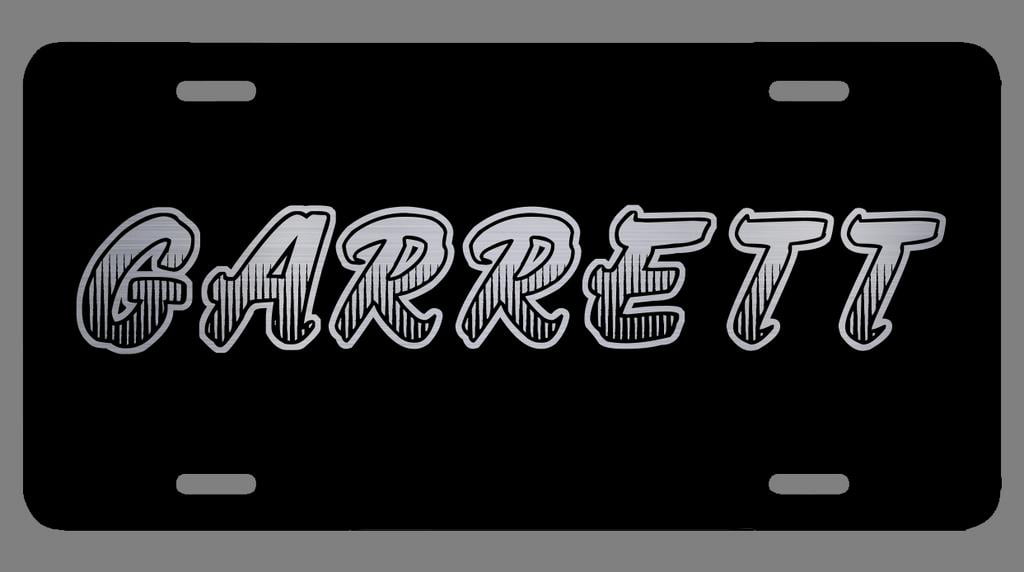 Garrett Name Etched Style License Plate Tag Vanity Novelty Metal ...