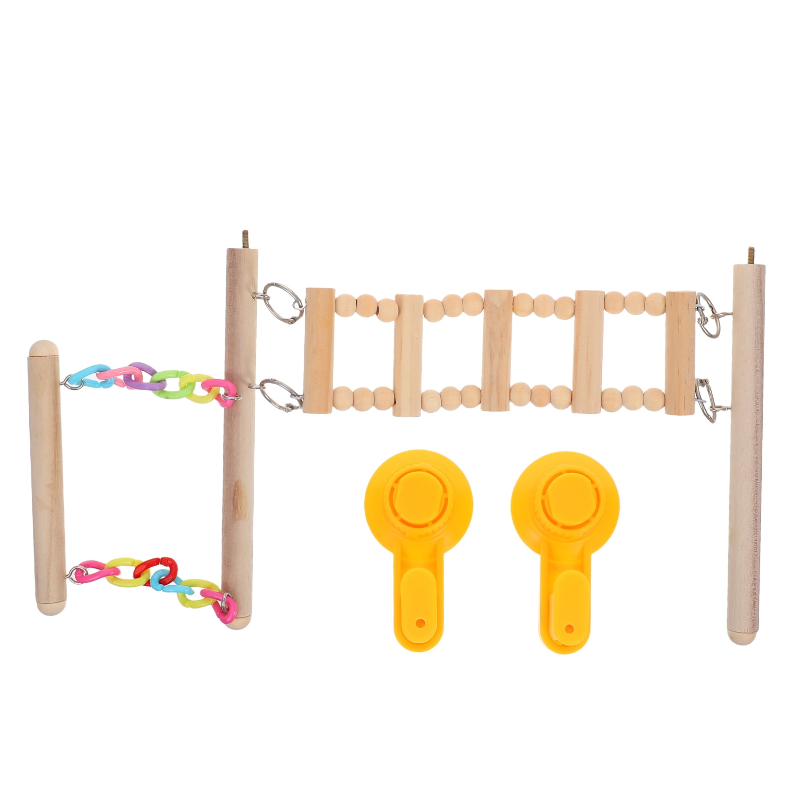 Click here for Etereauty Suction Cup Bird Perch Toy Bird Window P... prices