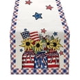 HopePan Patriotic Tablecloths Rectangular Red White and Blue Table ...