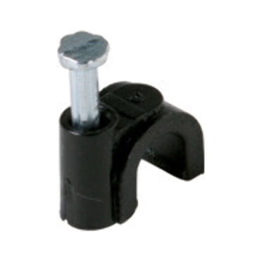 Steren Vinyl Siding Clip RG6 Vertical Black - 100 Bag - Walmart.com